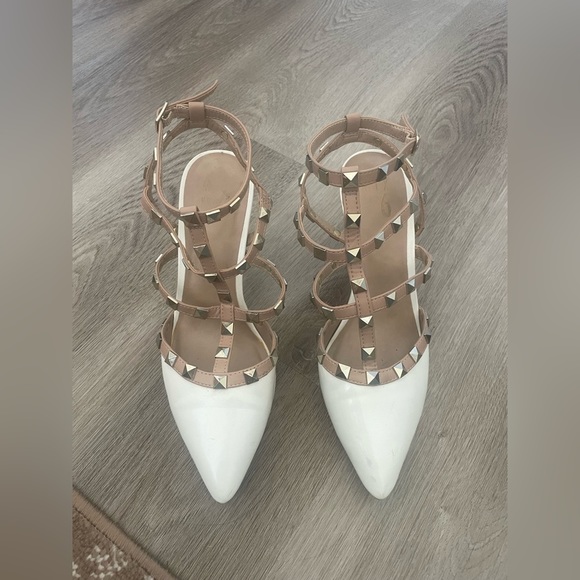 Mix No. 6 | Shoes | Mix No 6 Tstrap Studded Heels | Poshmark